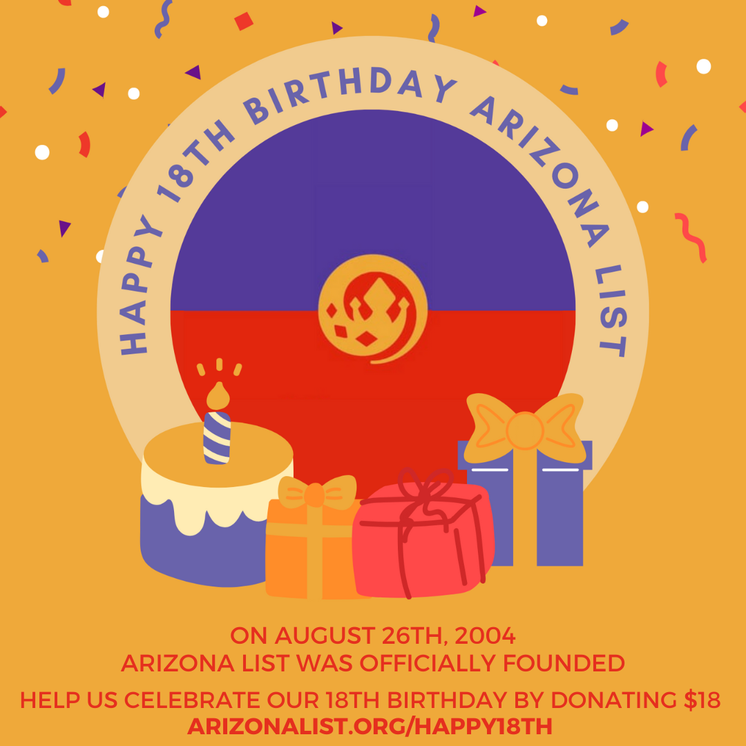 Happy 18th Birthday to us! - Arizona List